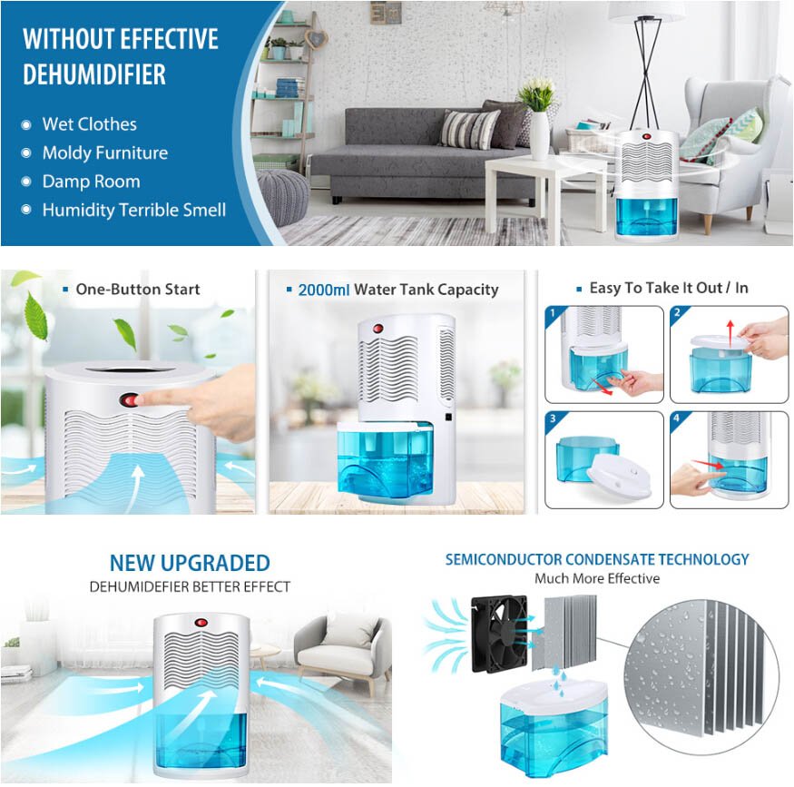 Upgraded Dehumidifier for Room - Aroma Diffuser Wholesale